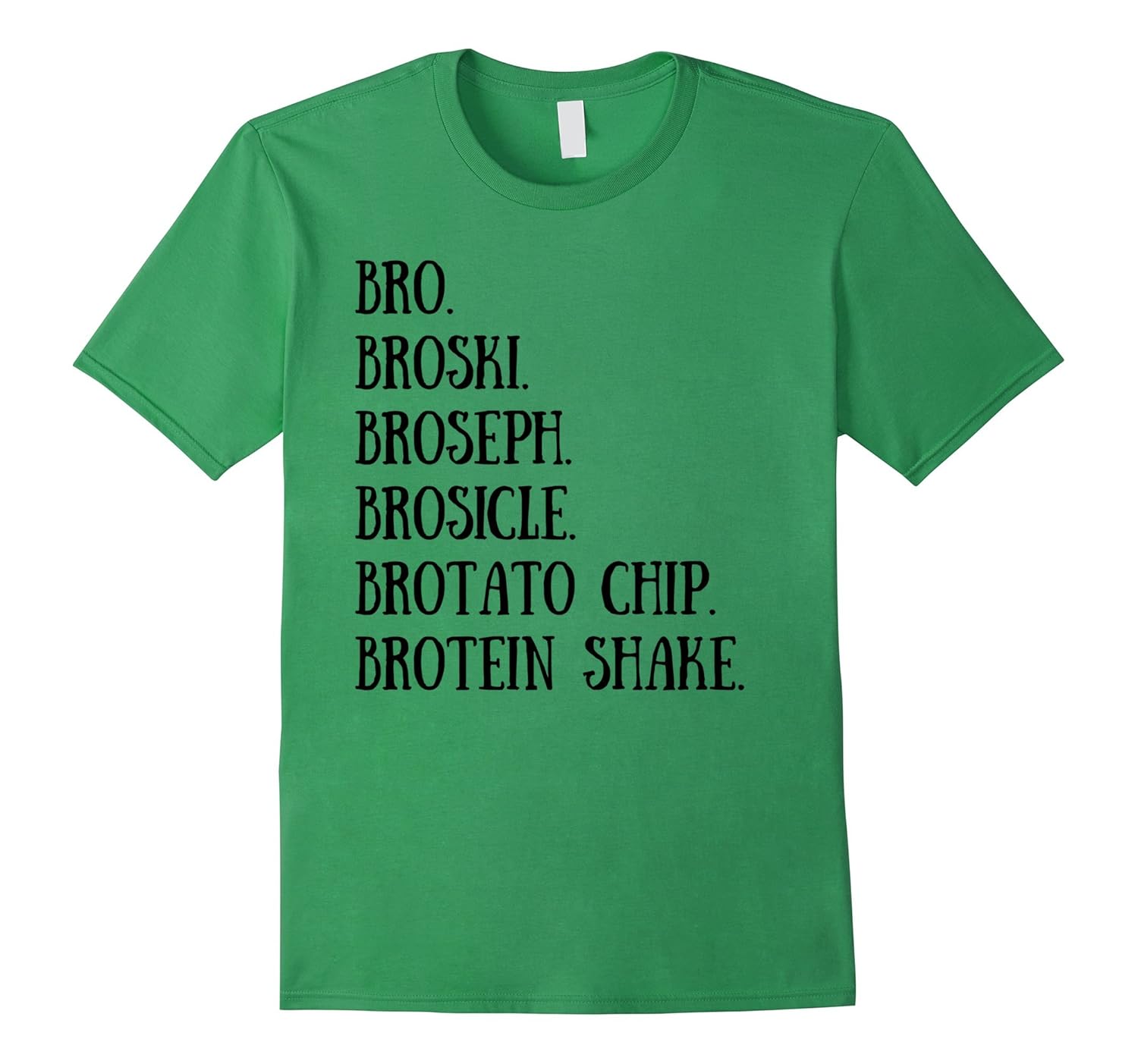 Bro Broski Brotein Shake Funny Gym Bro T-Shirt-CD – Canditee