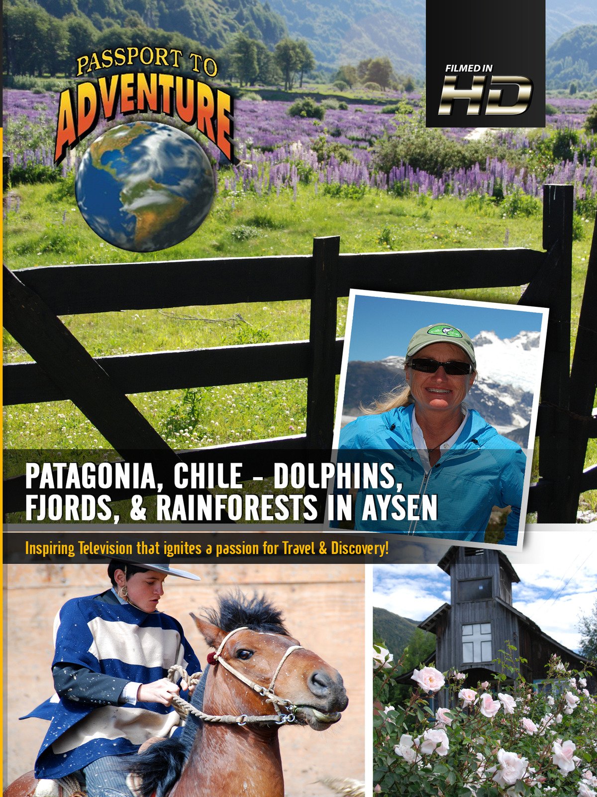 Amazon.co.jp: Passport to Adventure Patagonia; Chile Dolphins; Fjords ...