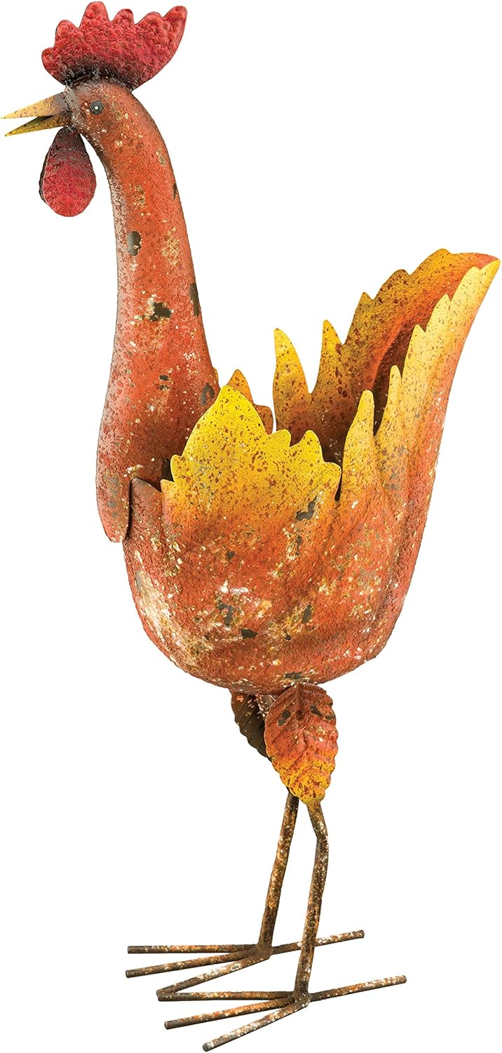 Amazon.com : Regal Art & Gift Rustic Rooster Planter : Garden & Outdoor