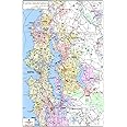Amazon.com: Wall Art Impact 24"x36" Thematic Map Map of Seattle Area ...