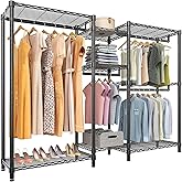 Amazon.com: Oval Metal Clothes Rack Strong Garment Rack, Industrial ...