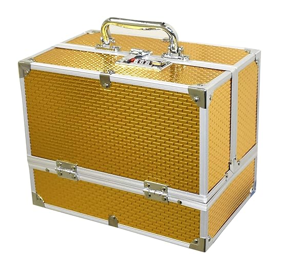 BSGS Wedding Bridal Silver Make up Box/Vanity Box: Amazon.in: Home ...