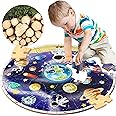 Amazon.com: iPlay, iLearn Kids Puzzle Ages 4-8, Wooden Solar System ...