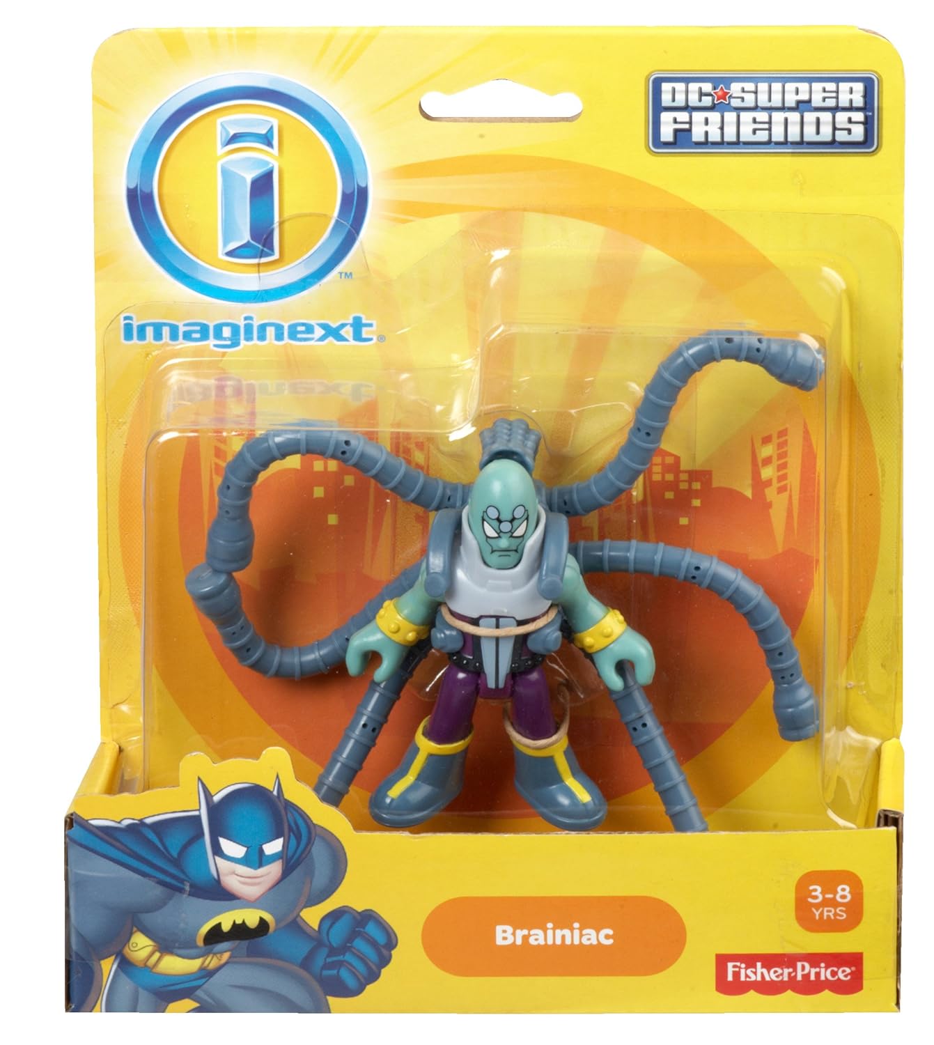 Action Fisher-Price Imaginext DC Super Friends Brainiac Action Figures ...