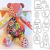 Amazon.com : Memory Bear Template Ruler Set with Instructions - Sewing ...