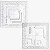 Topographical Map Scale Set, UTM MGRS Military Map Protractor and ...