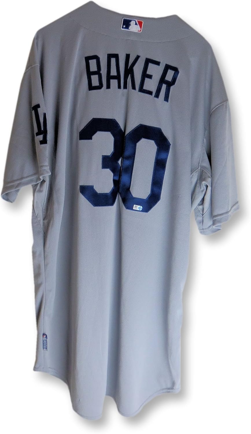 Scott Baker Team Issue Jersey Dodgers Road Gray 2015#30 MLB HZ533435 at ...