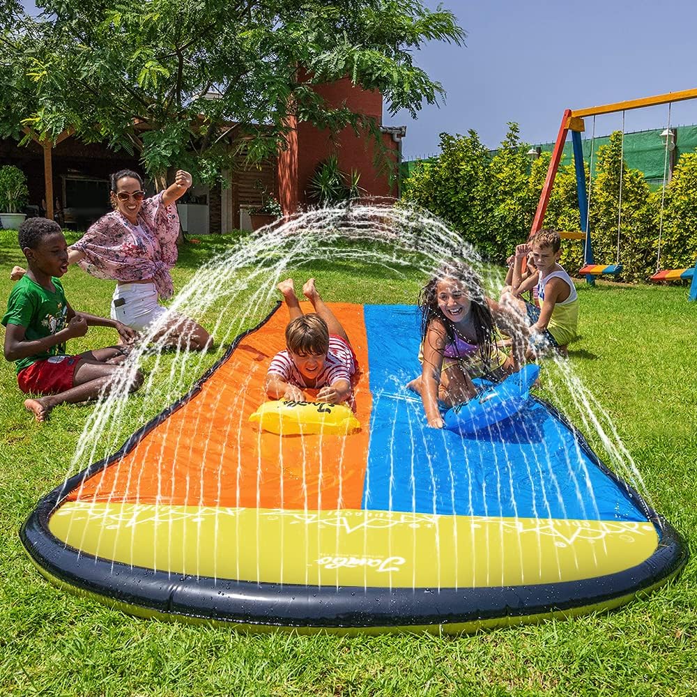 Mua Jambo XL Premium Slip Splash and Slide with 2 Bodyboards, Heavy ...