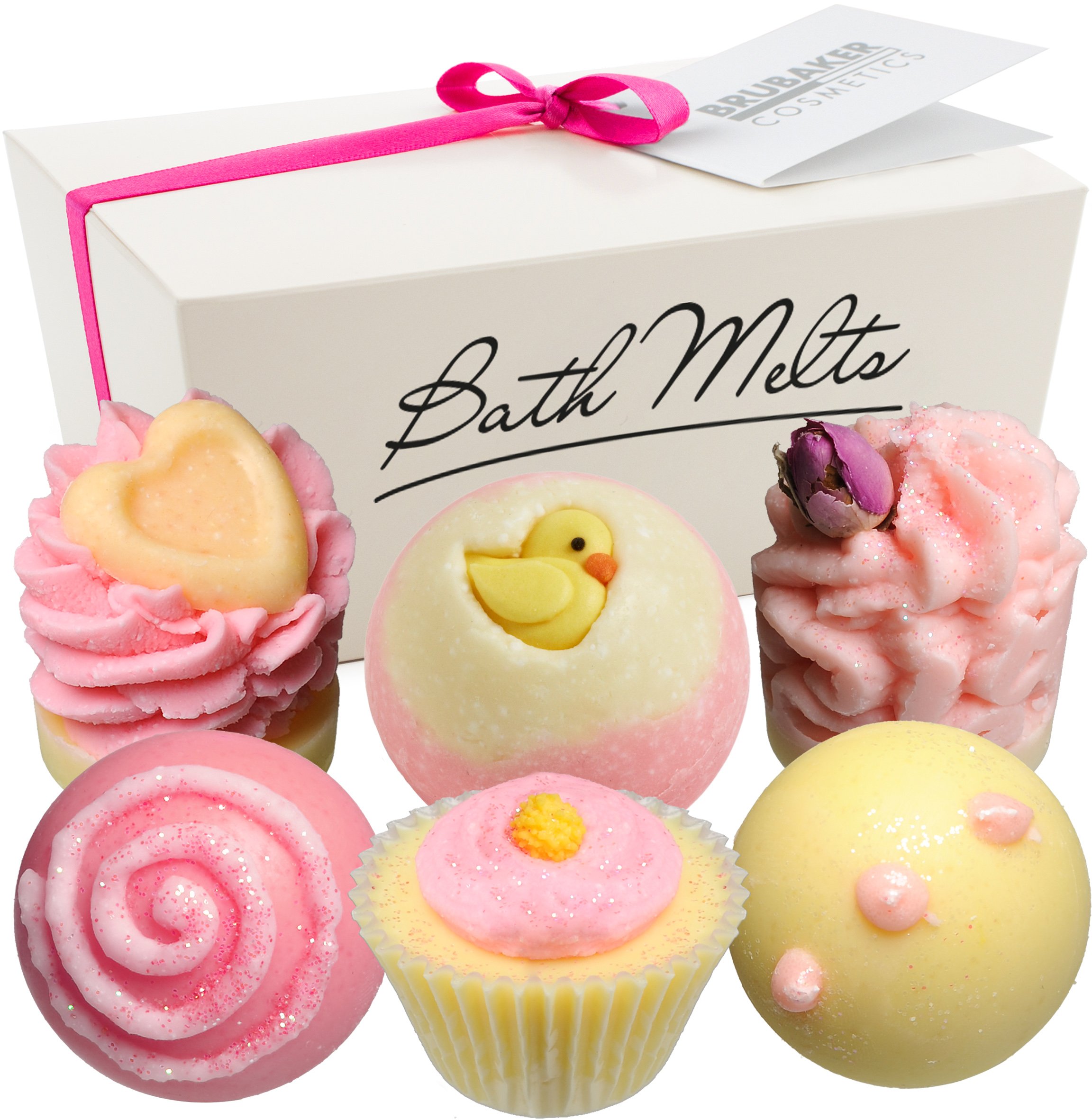 Amazon.com : BRUBAKER Handmade "Deluxe Orange" Bath Bombs, Bath Melts ...