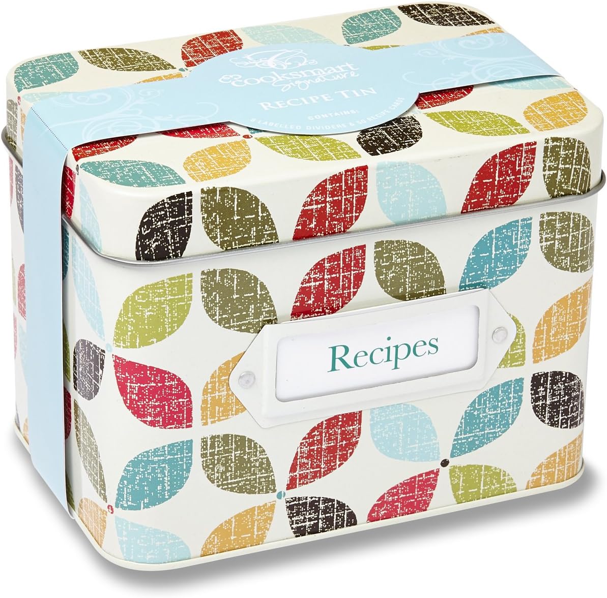 Cooksmart Retro Recipe Tin: Amazon.co.uk: Kitchen & Home