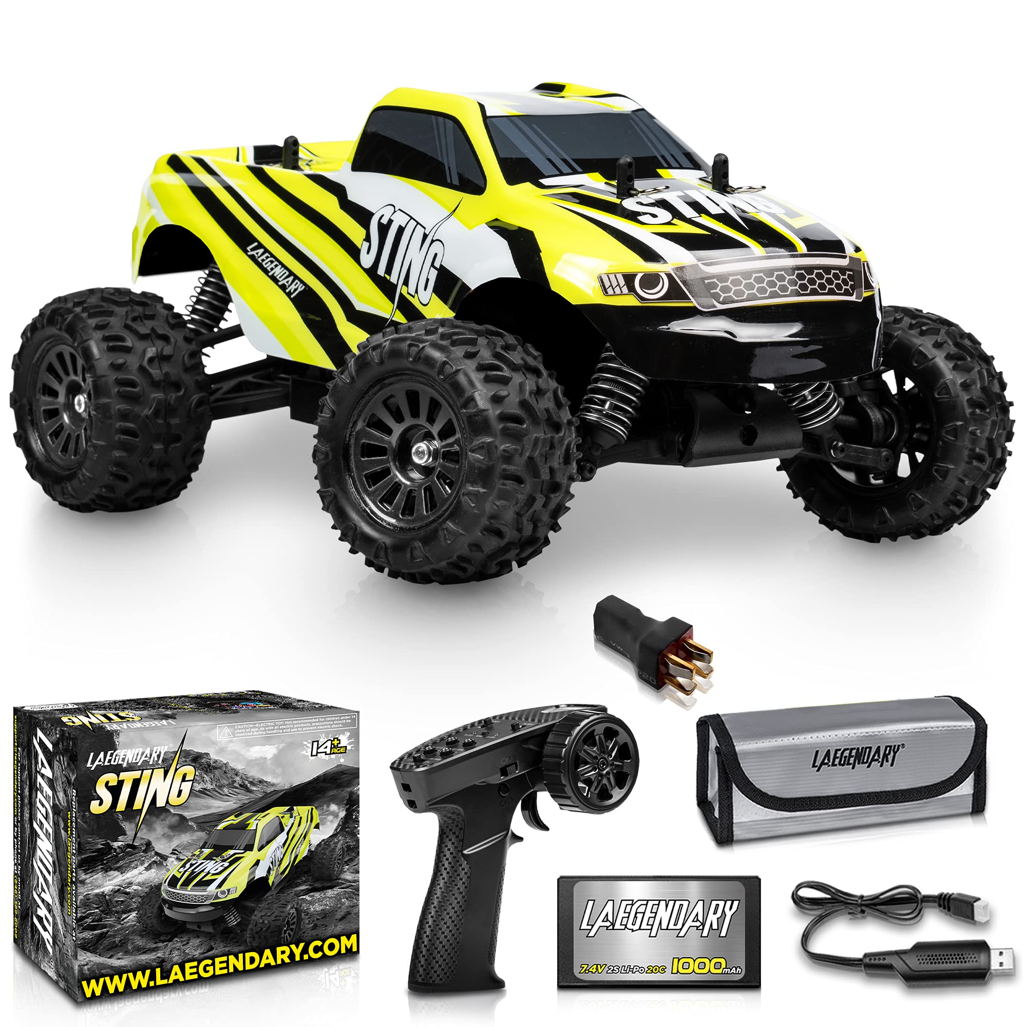 Mua LAEGENDARY 1:18 Large Scale Brushless RC Cars 60+ km/h High Speed ...
