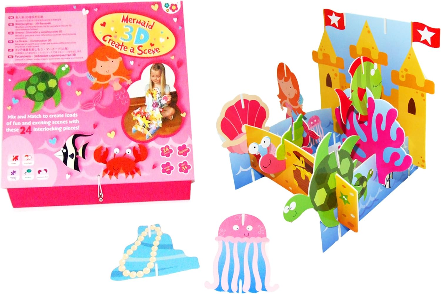 Meadow Kids Mermaid 3D Scene – BigaMart
