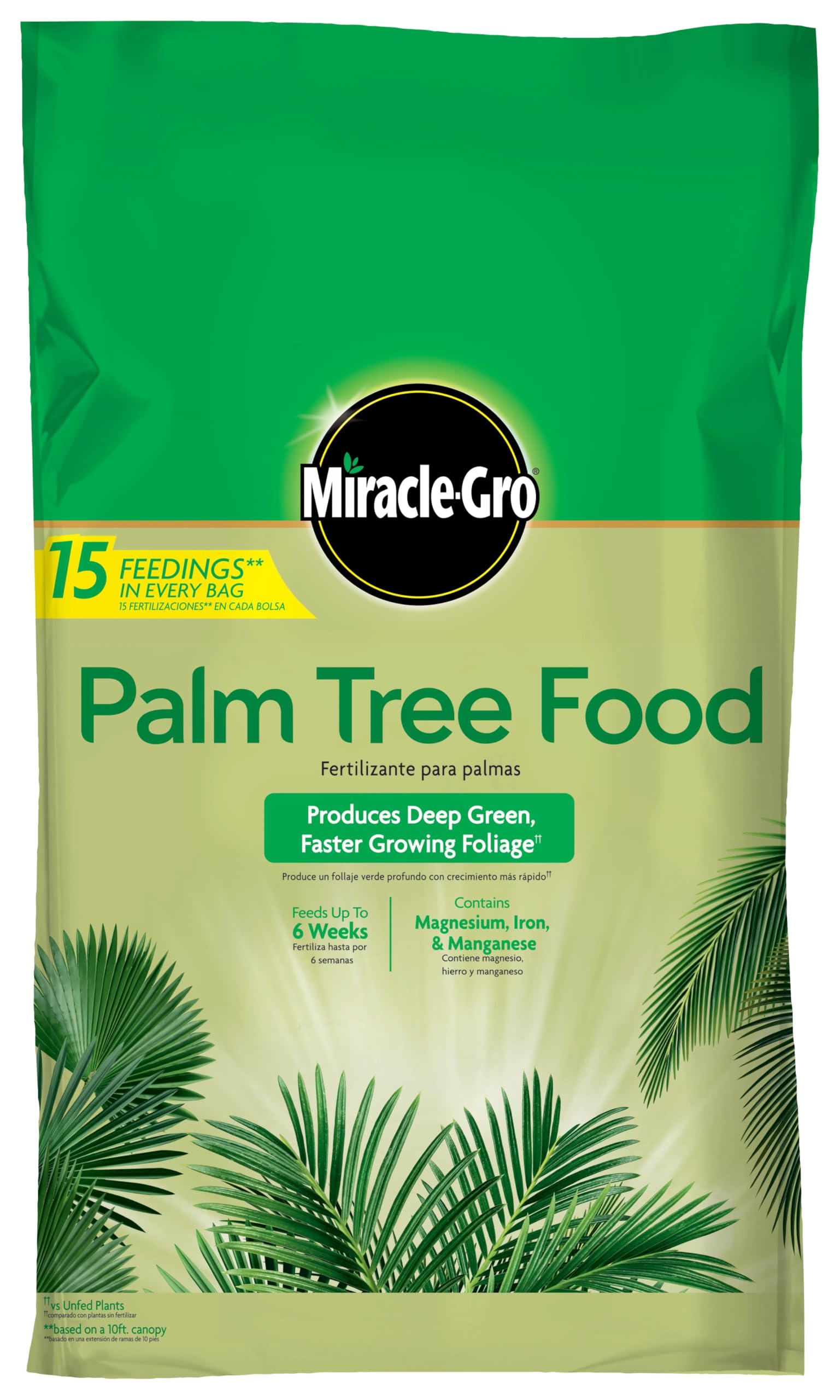 Miracle-Gro Palm Tree Food, Plant Food for Deep Green, Faster Growing ...