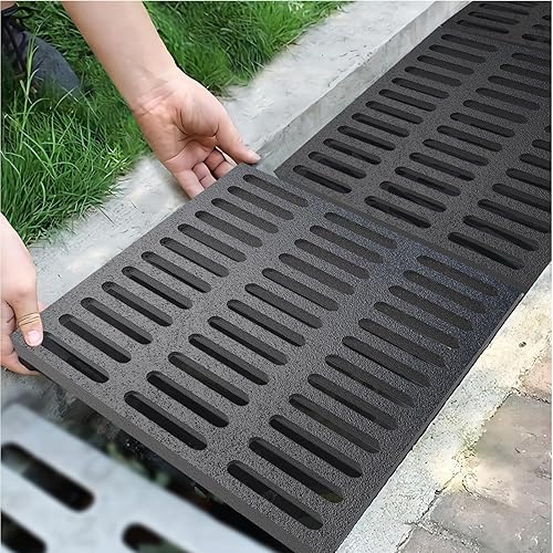 Cast Iron Drain Grate, 20 * 20in Outdoor Drain Cover, Heavy Duty B125 ...