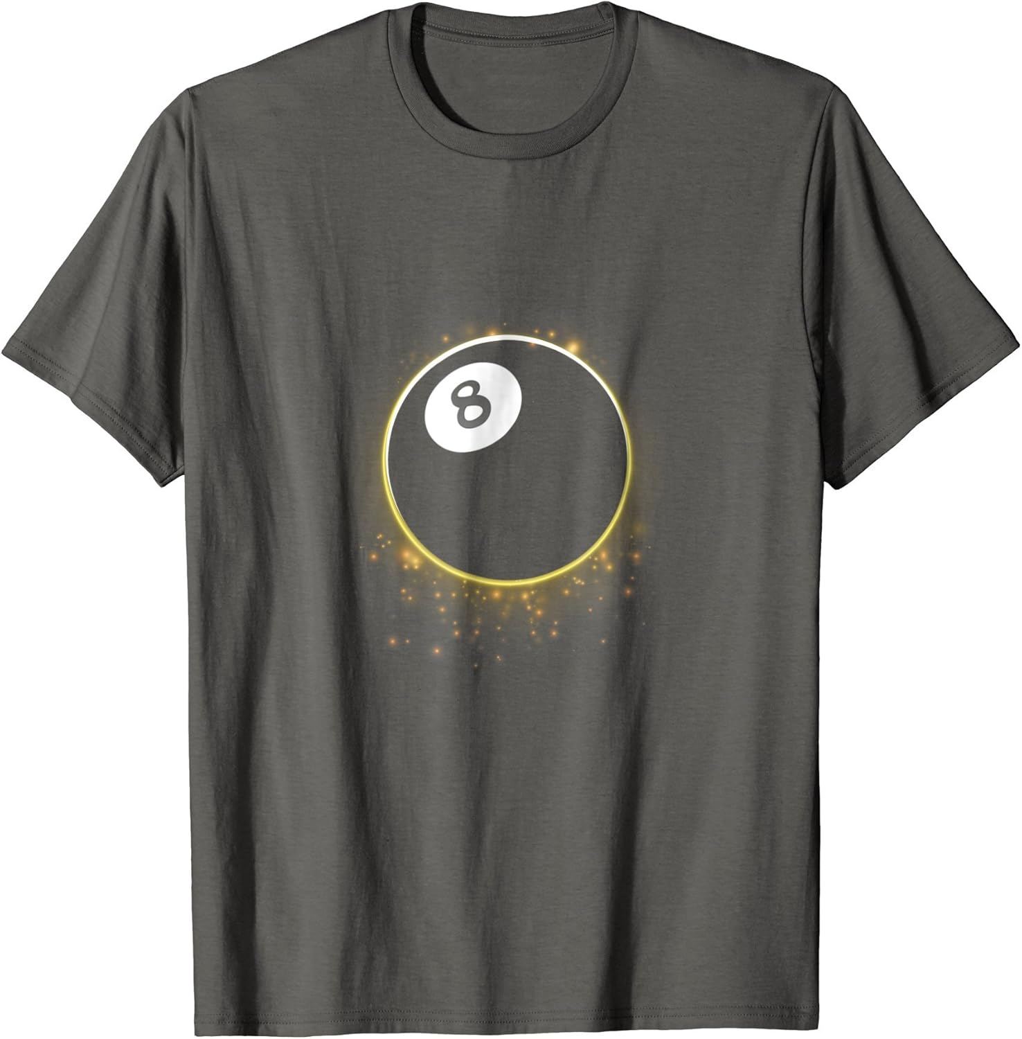 Amazon.com: Pool Player T-Shirt 8 Ball Eclipse Billiards Fun Graphic ...