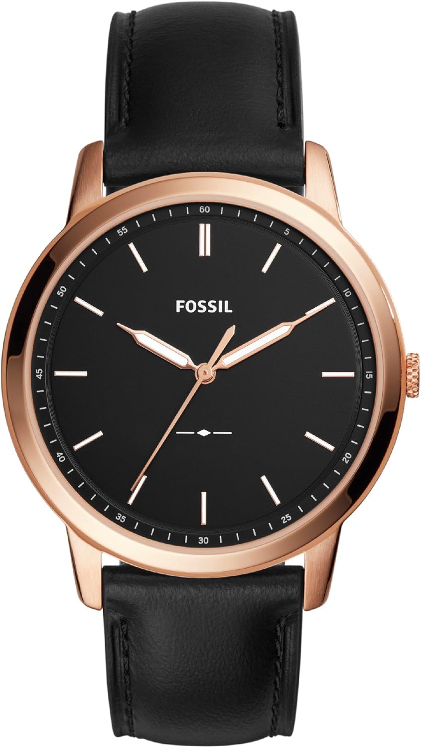 Fossil Reloj Analogico para Hombre de Cuarzo con Correa en Cuero FS5376 ...