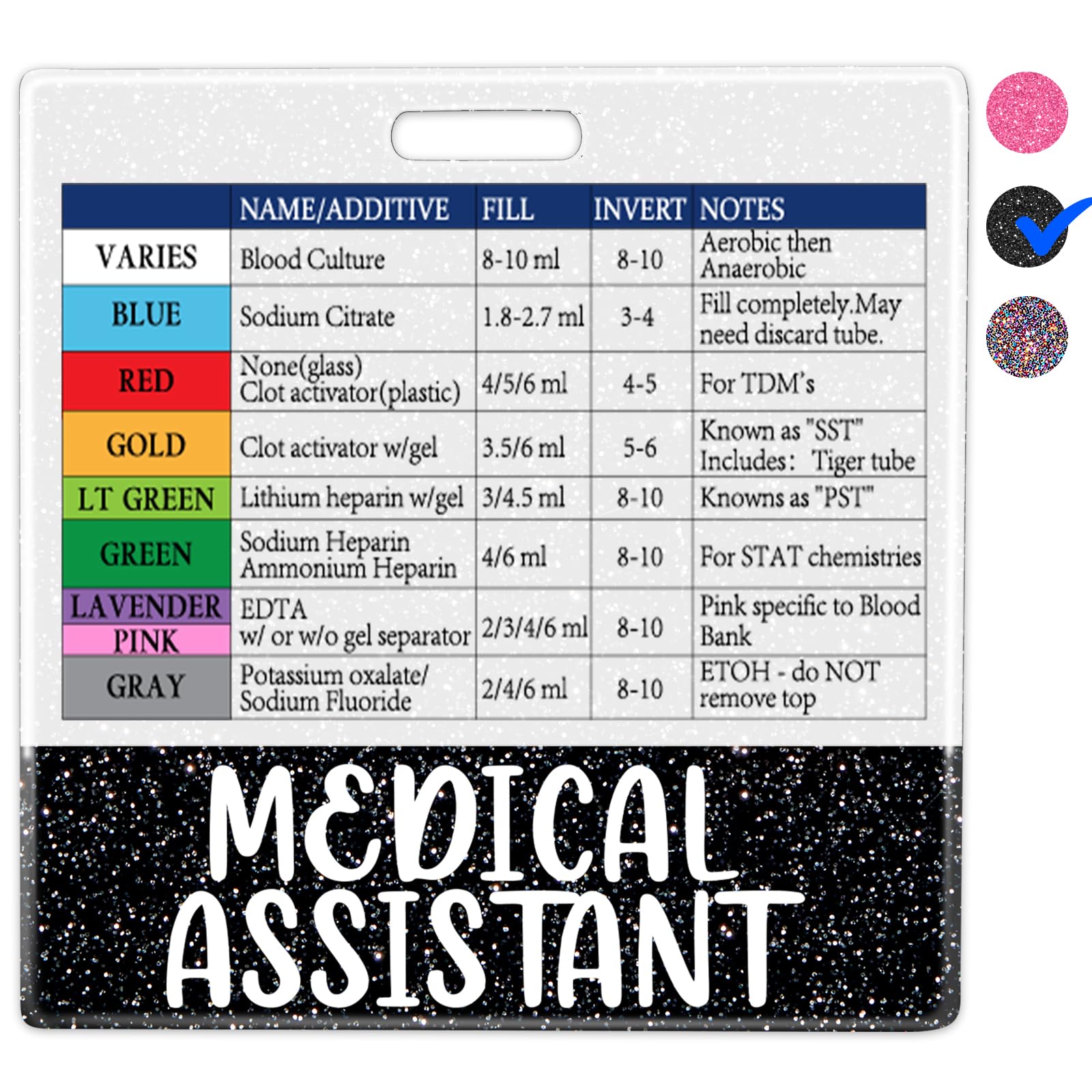 Mua Plifal Medical Assistant Phlebotomist Badge Buddy with Order of ...