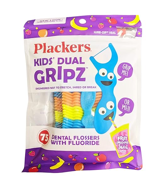 Amazon.com : Plackers Kids Flossers - 75 Count - Pack of 3 : Beauty
