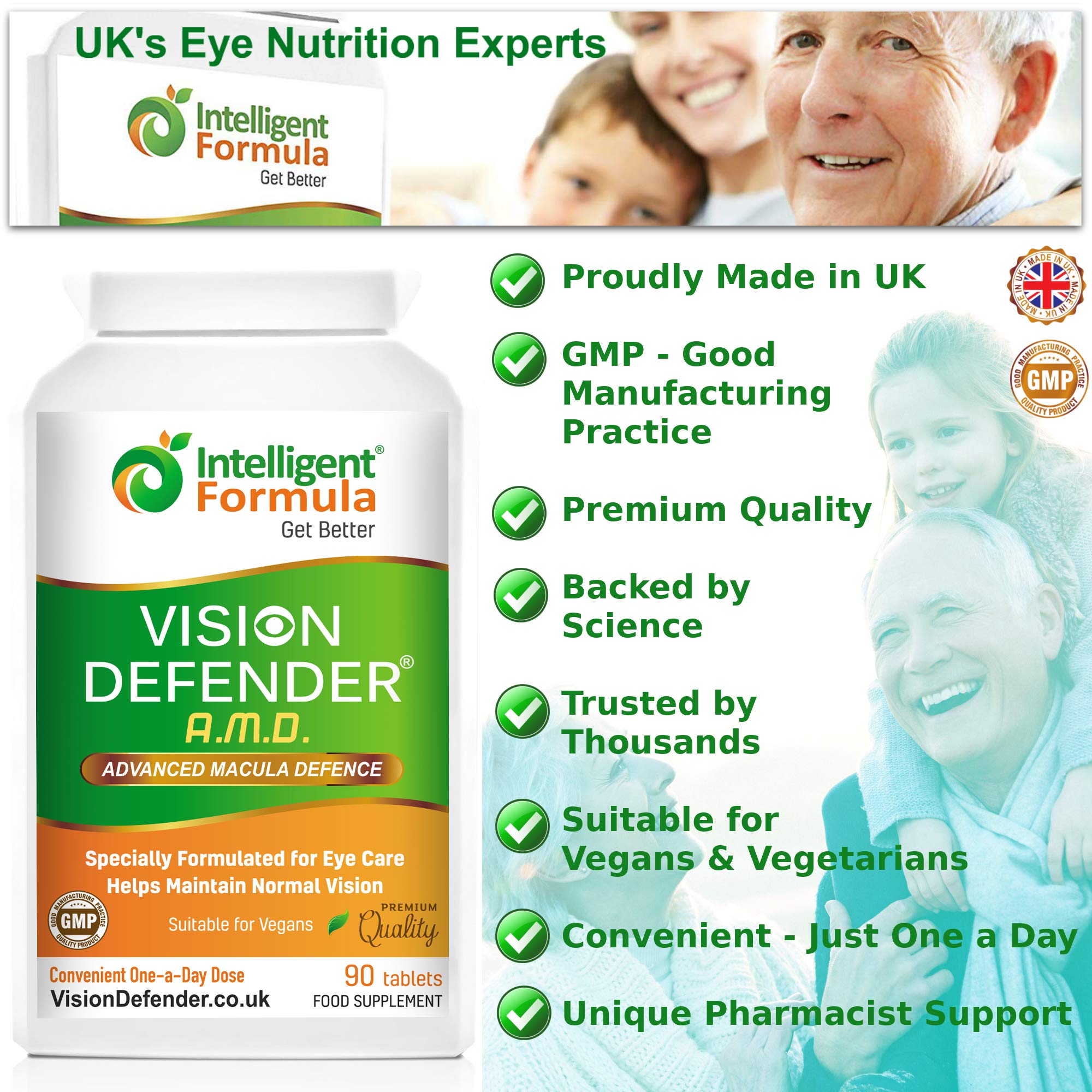 Mua Vision Defender AMD AREDS2 Eye Vitamins – Exact AREDS 2 Formula ...