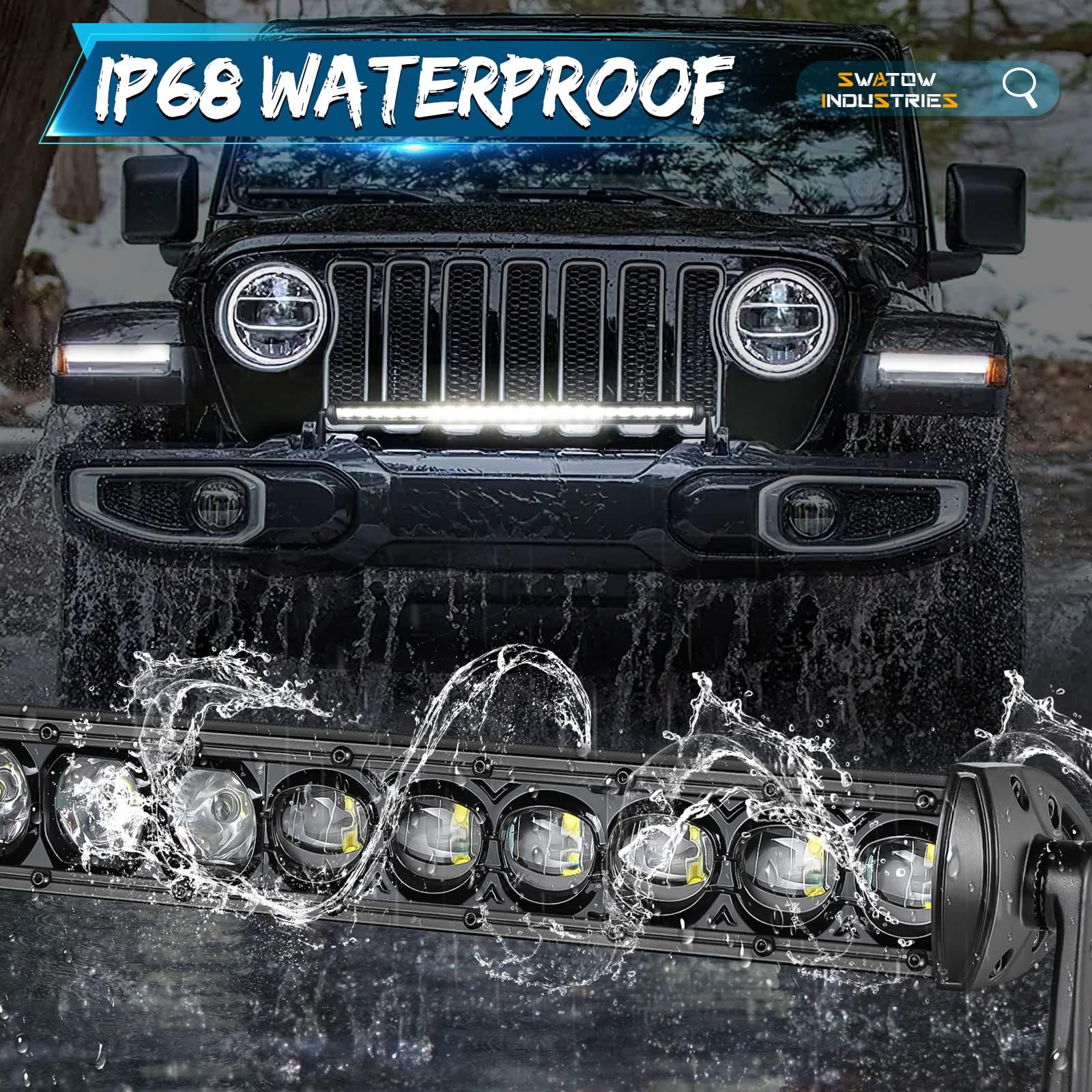 Mua 30 Inch Light Bar, SWATOW INDUSTRIES 168W 30" Single Row LED Light ...