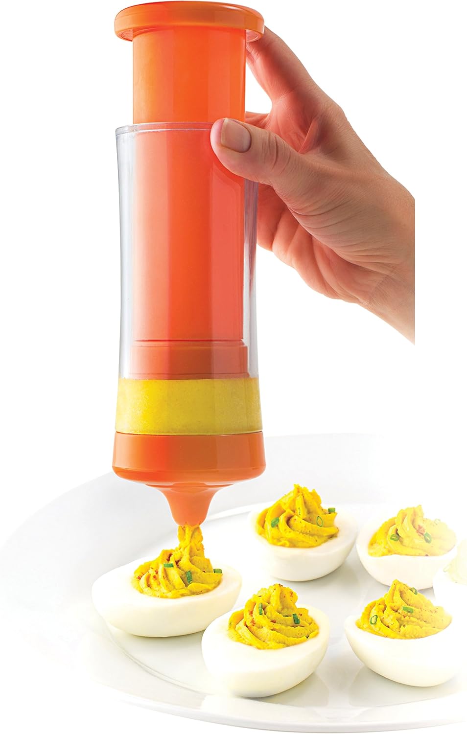 MSC International Joie 7 Piece Egg Maker for Mashing Yolks and Filling ...