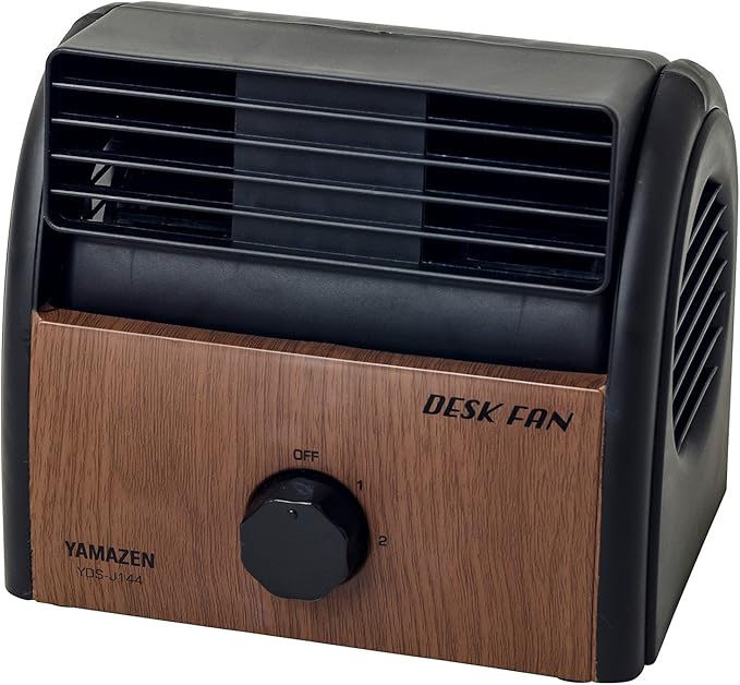 Amazon.com: YAMAZEN DESK FAN YDS-J144-BM (BLACK GRAIN)【Japan Domestic ...