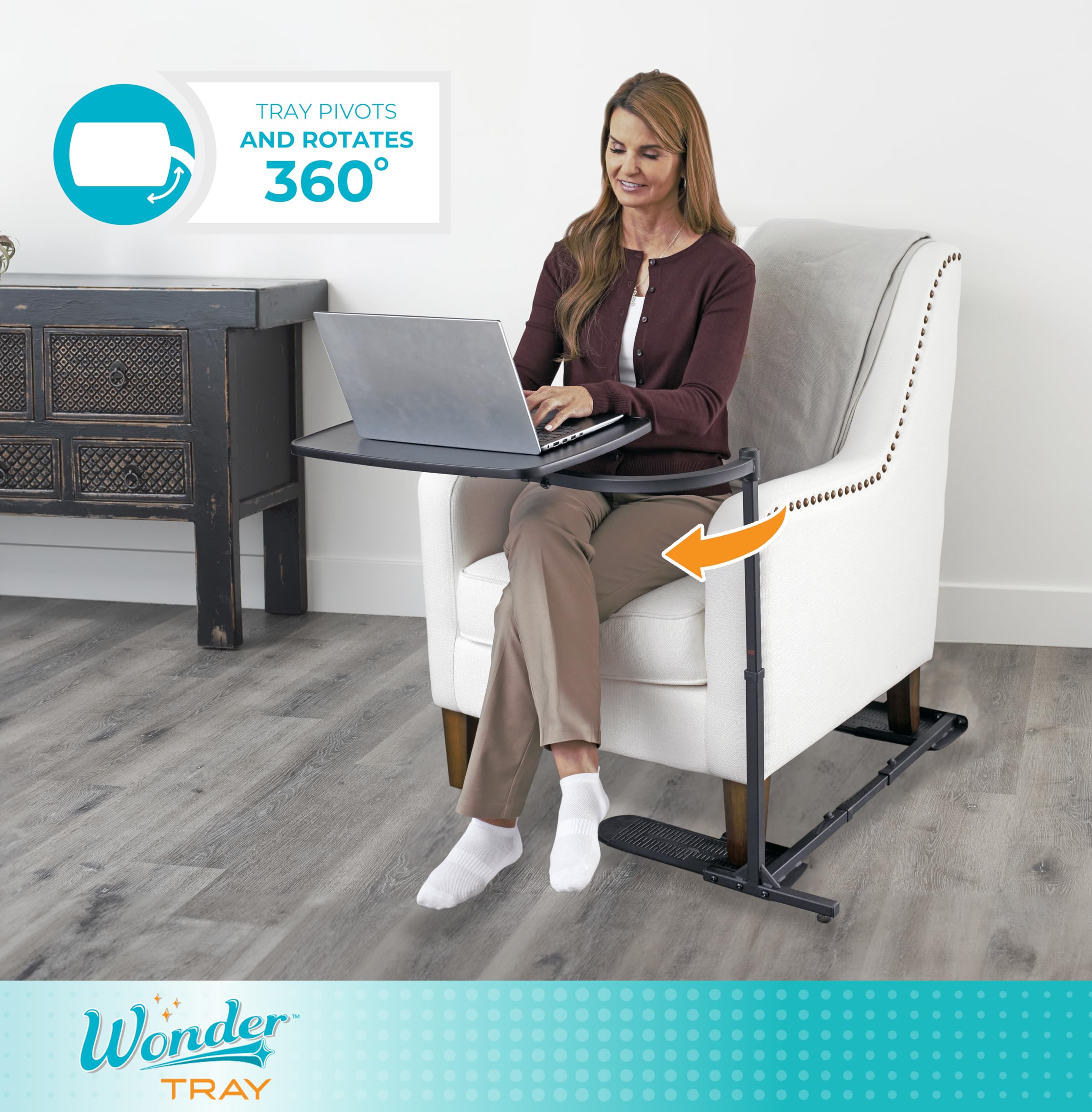Mua Stander Wonder Tray, Adjustable Swivel Table, Large Laptop Stand ...