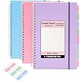 Amazon.com : MSTONAL 3 Pack Spiral Notebook, A5 Square Journal Notebook ...