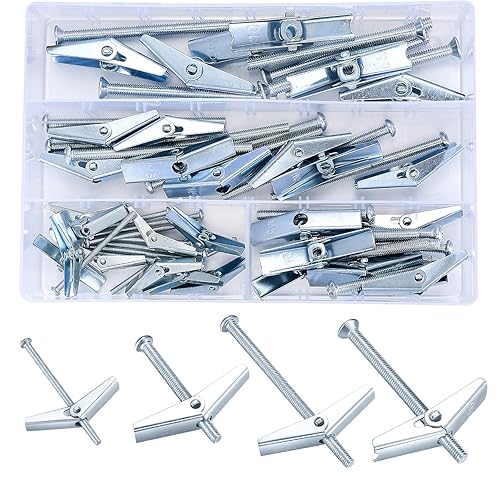 32 Pcs Toggle Bolt and Wing Nuts, 2 inch/3 inch Heavy Duty Drywall ...