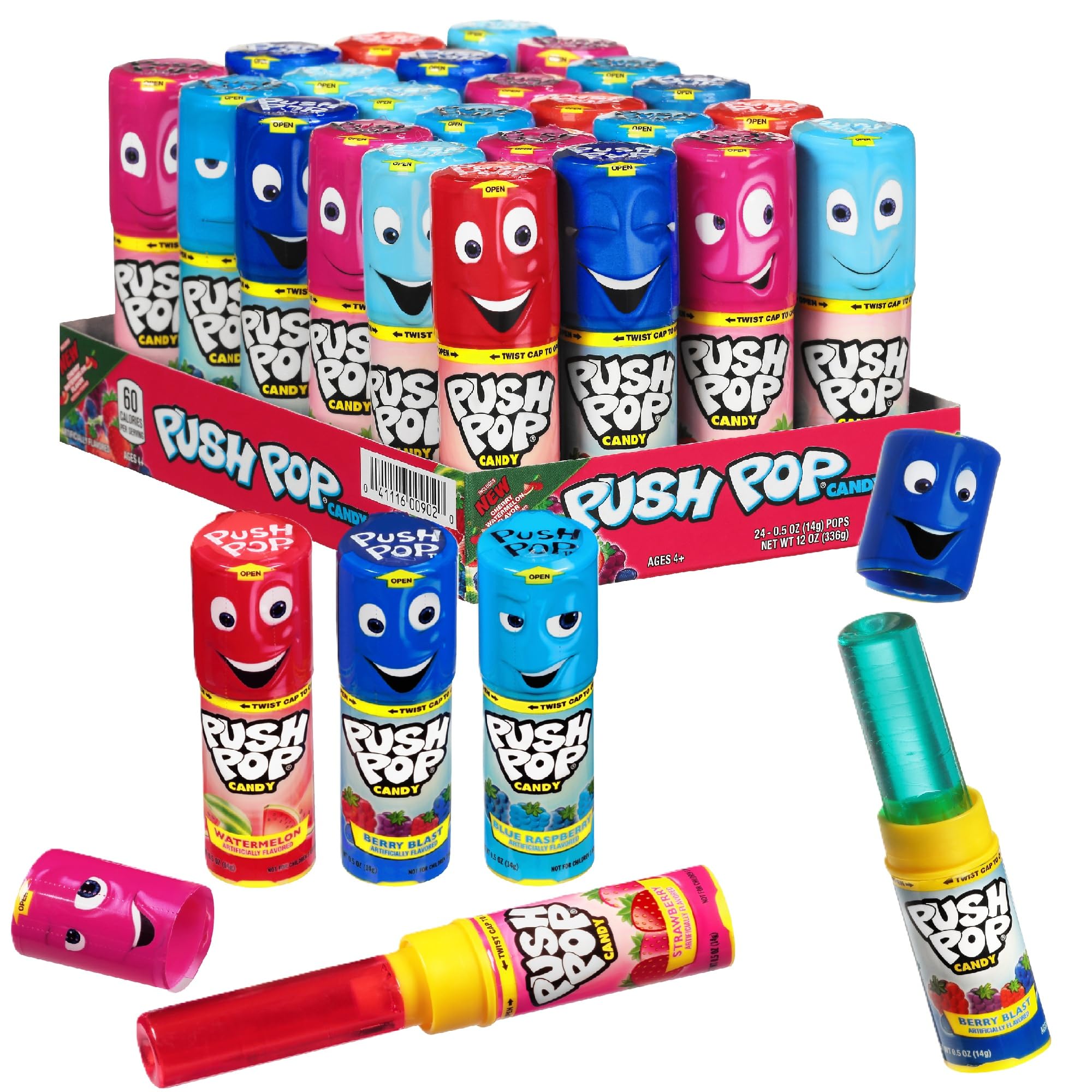 Mua Push Pop Candy Lollipops - Individually Wrapped Variety Candy Party ...