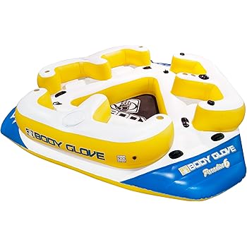 Amazon.com : Sea-Doo 6 Person Inflatable Aqua Lounge with MP3 System ...