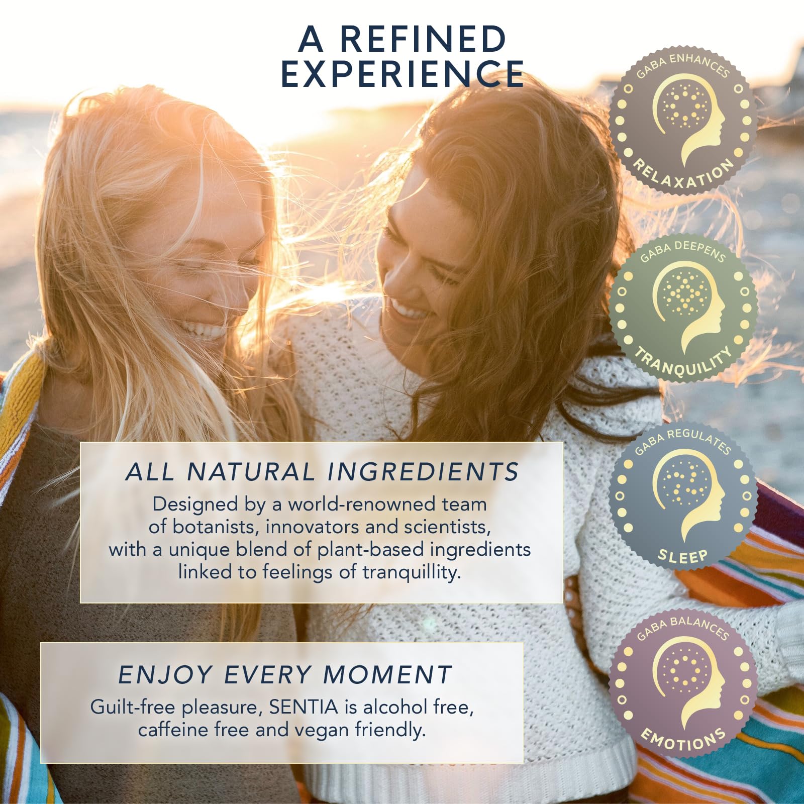 Mua Sentia Spirits Gaba Black, Botanical Alcohol Free Drinks, Vegan ...