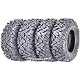 Amazon.com: Set of 4 ATV UTV Tires 26x8-14 26x8x14 Front & 26x10-14 ...