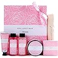 Amazon.com : Spa Luxetique Spa Kit for Women, Rose Spa Gift Set ...