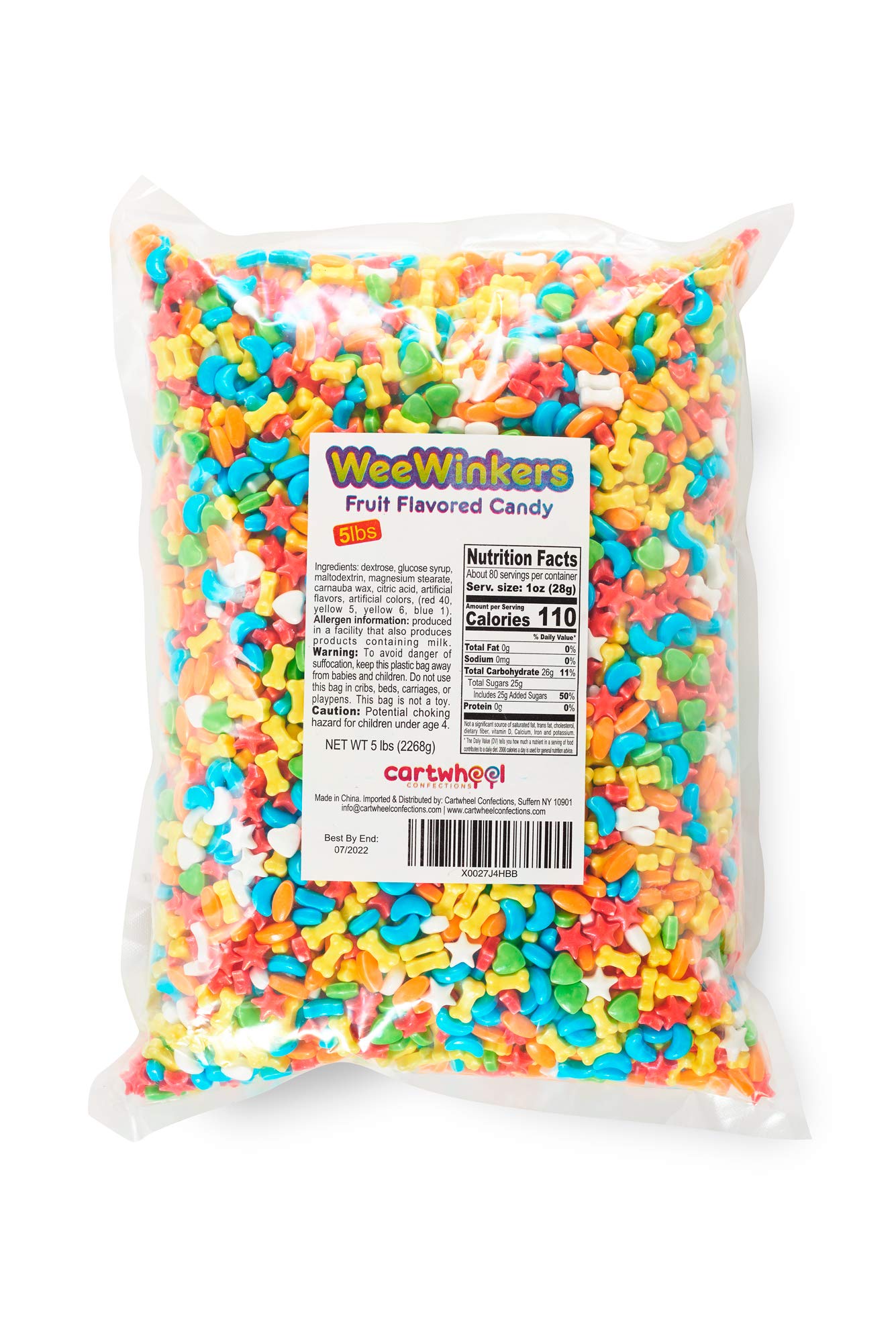 Wee Winkers Fruit-Flavored Bright Colorful Hard Candy In Assorted ...