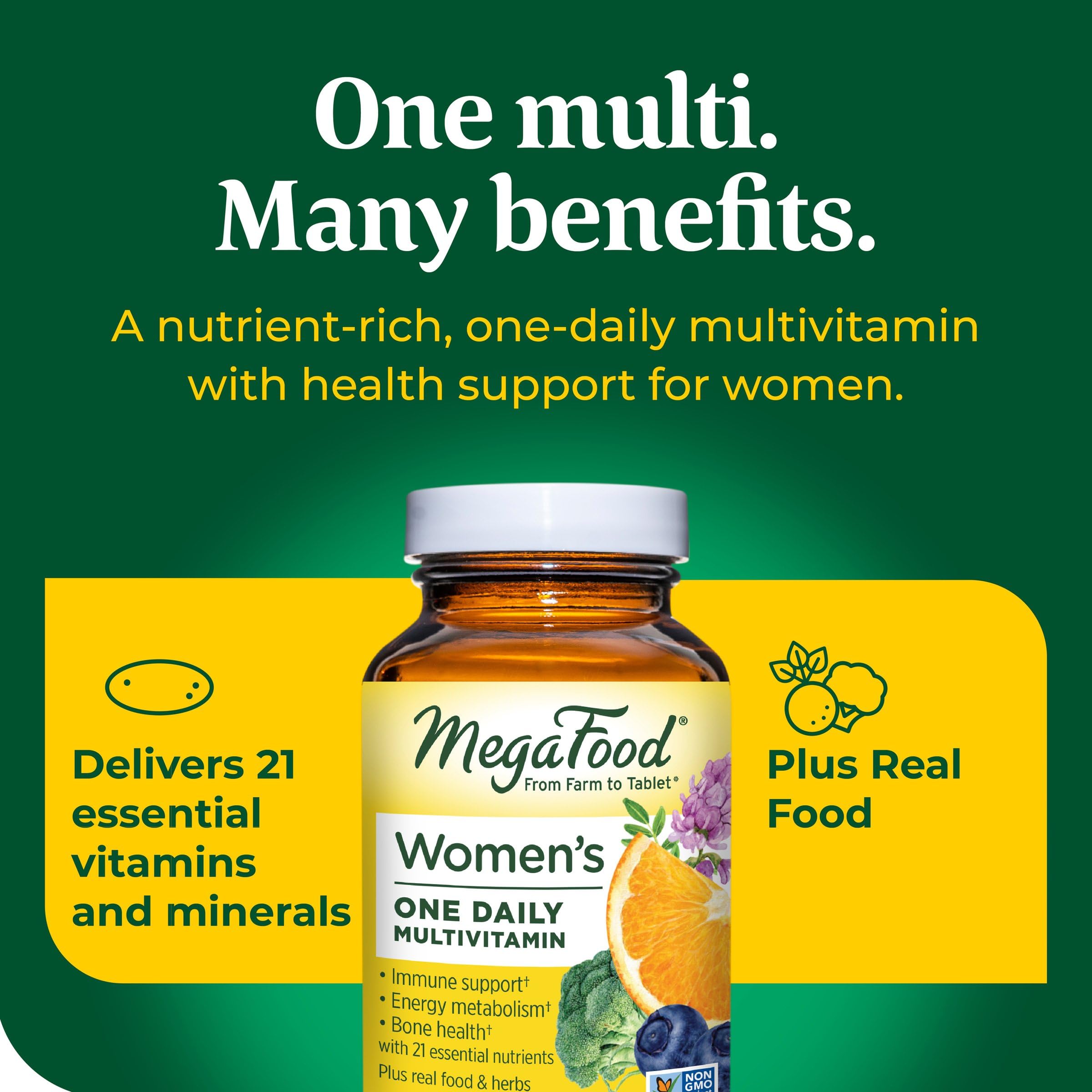 Mua MegaFood Womens Multivitamin One Daily - Multivitamin for Women - Vitamin C, Vitamin D, Iron ...