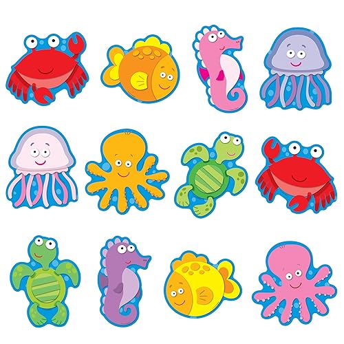 Carson Dellosa 36pc Sea Life Bulletin Board Decorations, Bulletin Board ...