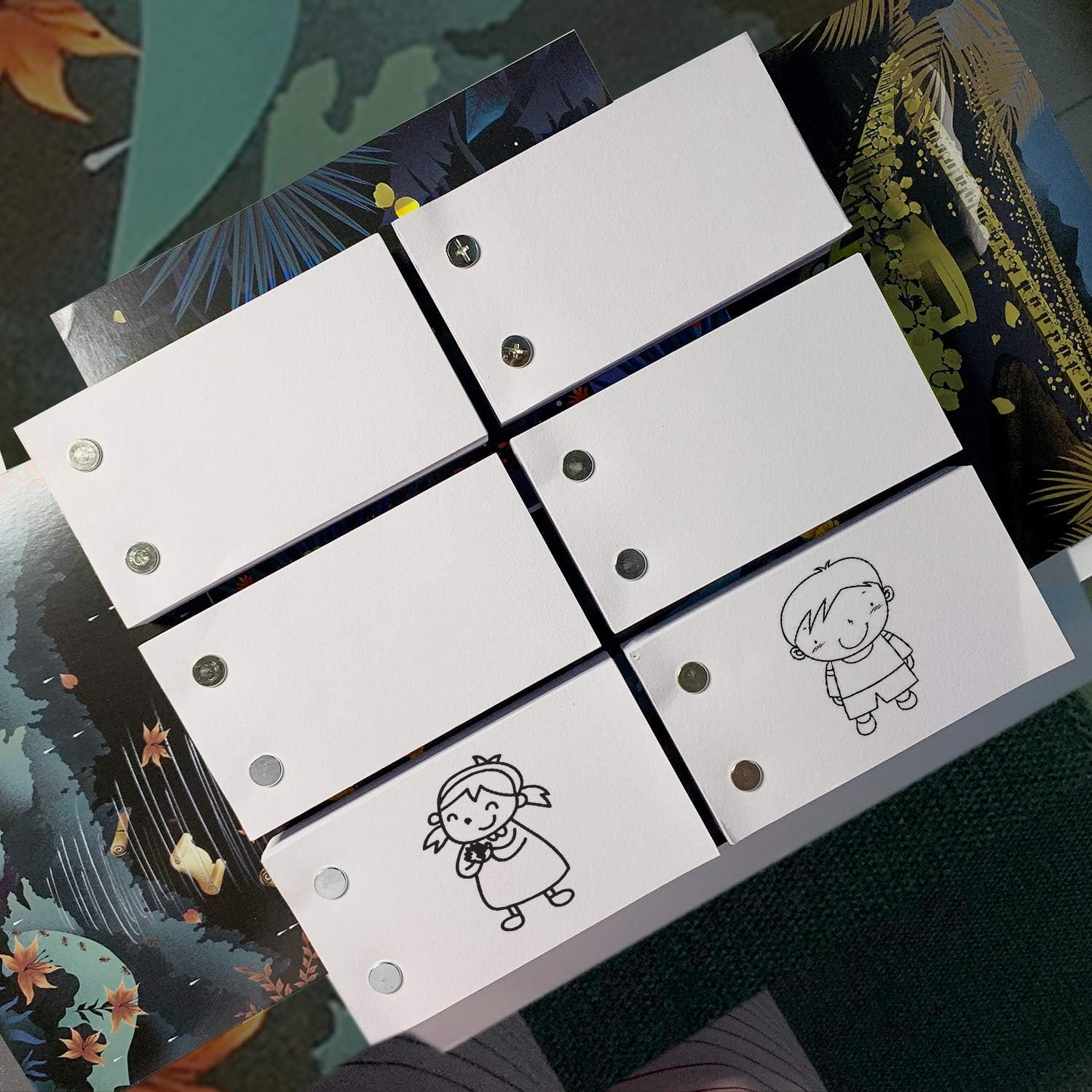 Flipbook Paper: Animation Paper with Removable Screws 1080 Pages 4.5 x ...