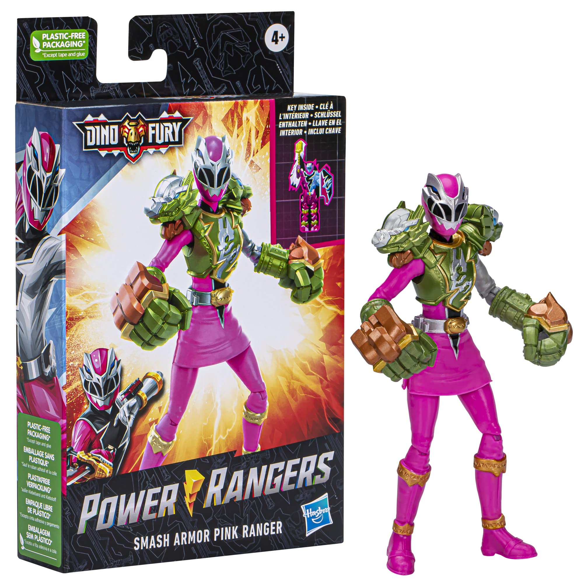 Mua Spider-Man Power Rangers Dino Fury Smash Armor Pink Ranger, 6-Inch ...