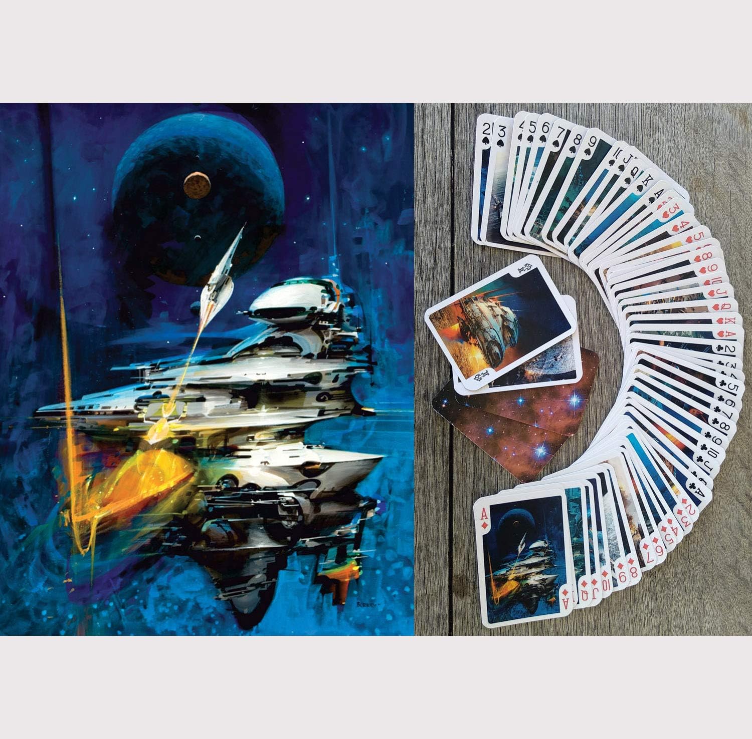 John Conrad DEEP Space SCI FI Playing Cards (Poker Deck 54 Cards All ...