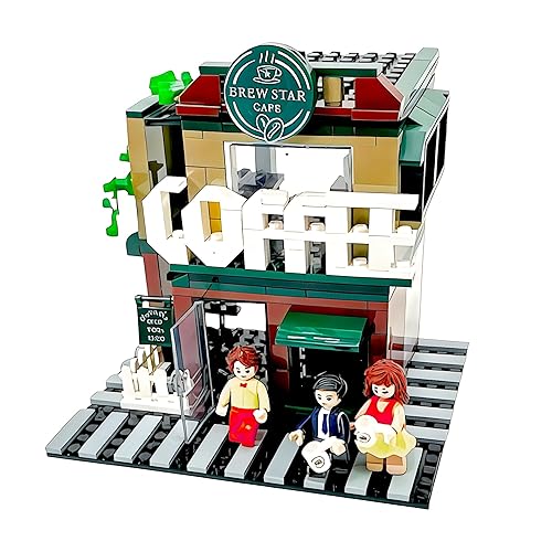 General Jim's Modular City Building Blocks Coffee Shop Set – 283 Pieces ...