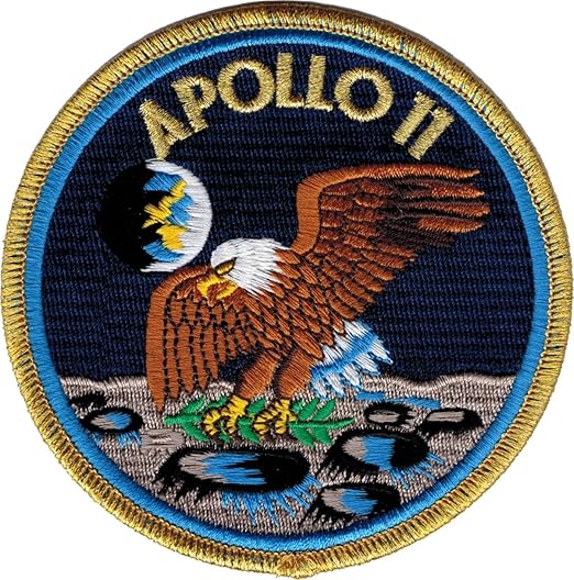 NASA's Apollo 11 Program 4" Embroidered Patch: Amazon.ca: Home & Kitchen