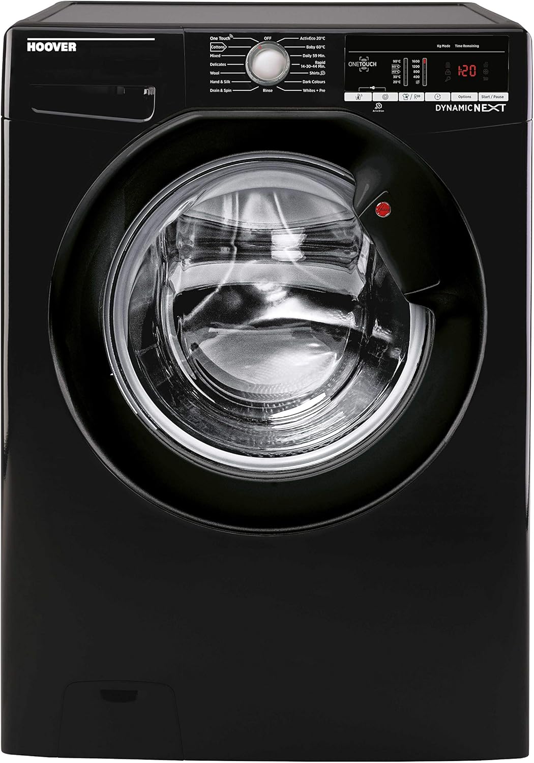 Hoover DXOA47B3 Freestanding Dynamic Next Washing Machine, NFC ...