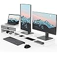 Amazon.com: Fenge Computer Monitor Riser Stand with Drawer for 2 or 3 ...