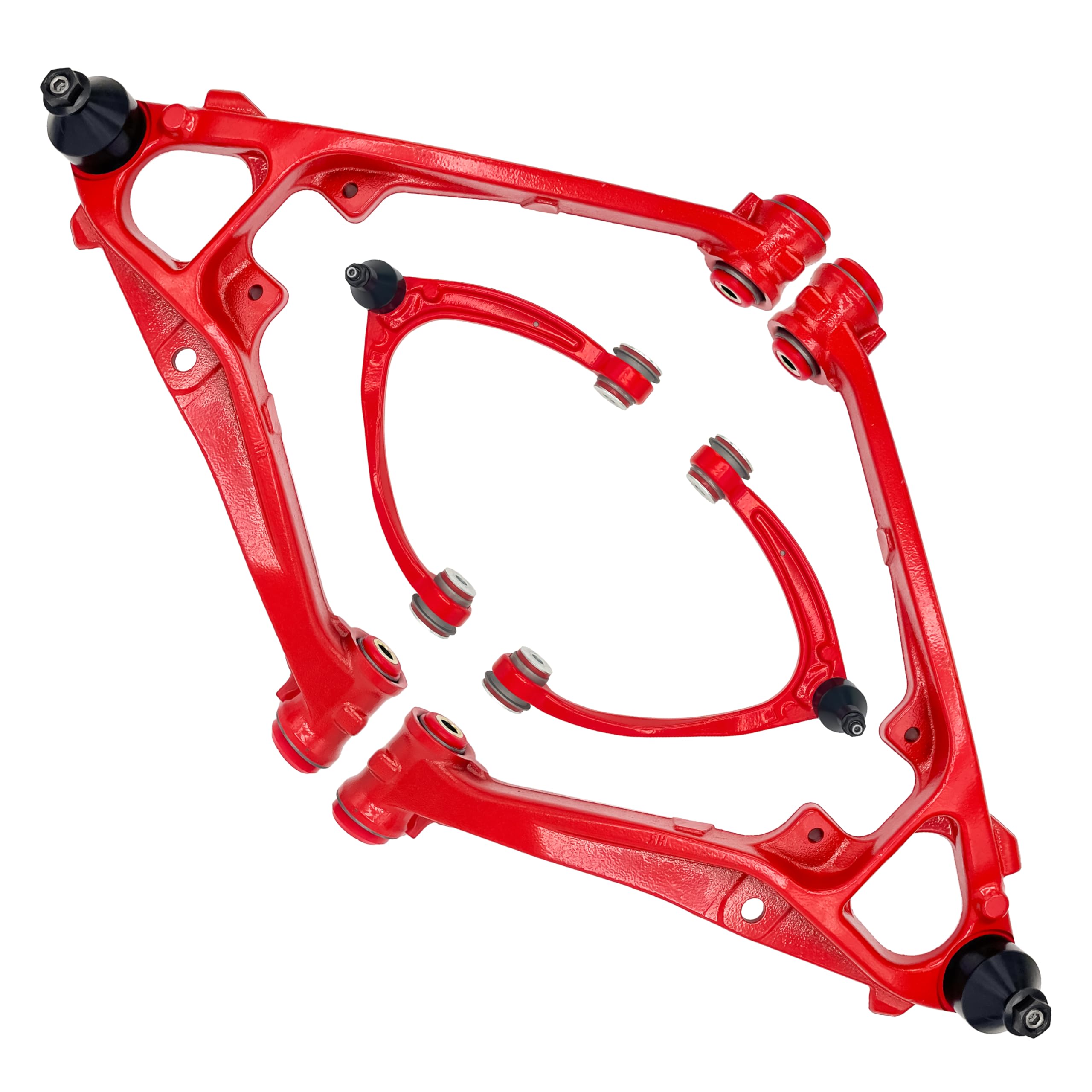 Front Lower & Upper Control Arms for Chevy Silverado 1500 GMC Sierra ...