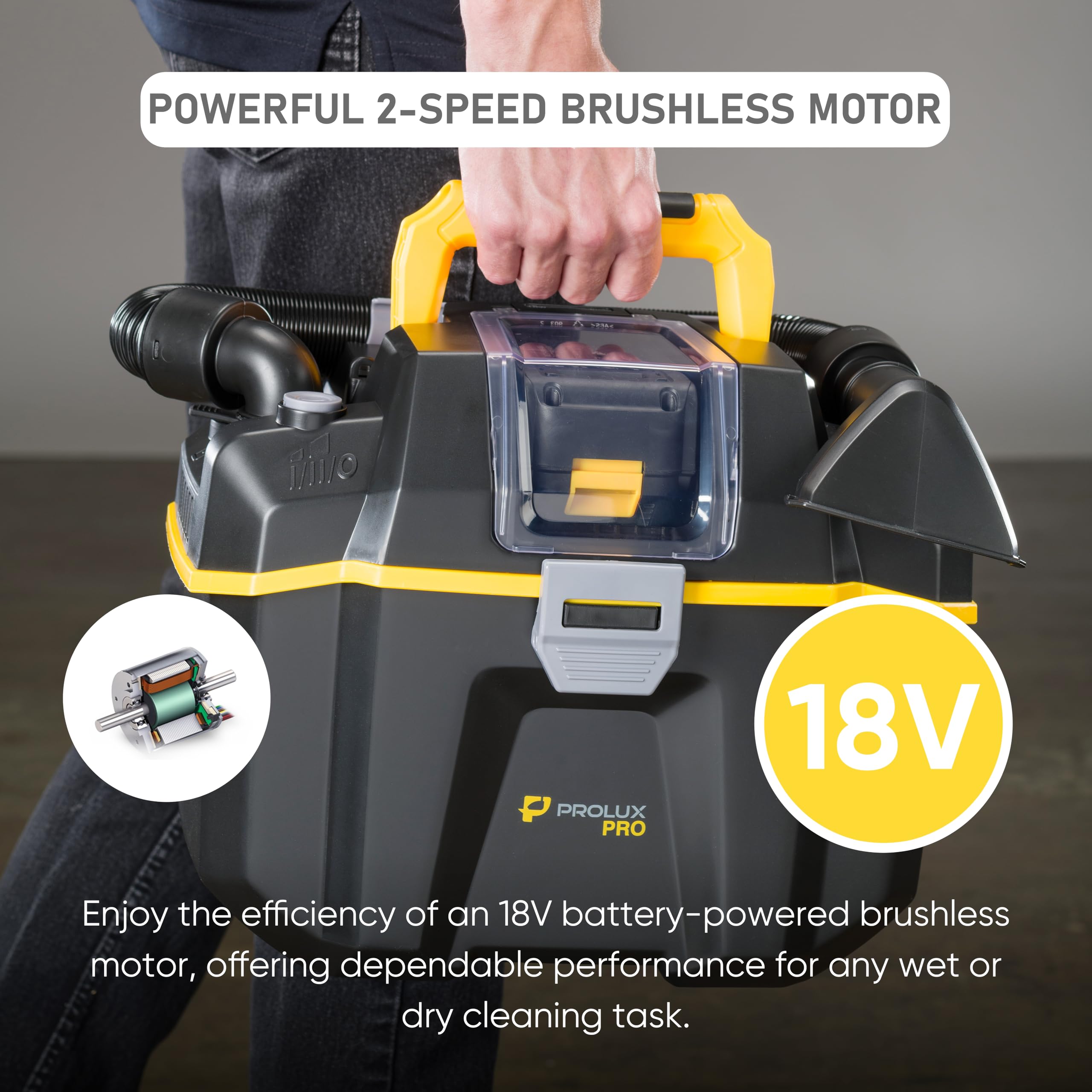 Mua Prolux Surge Pro Cordless Wet/Dry Light Commercial Vacuum Cleaner ...