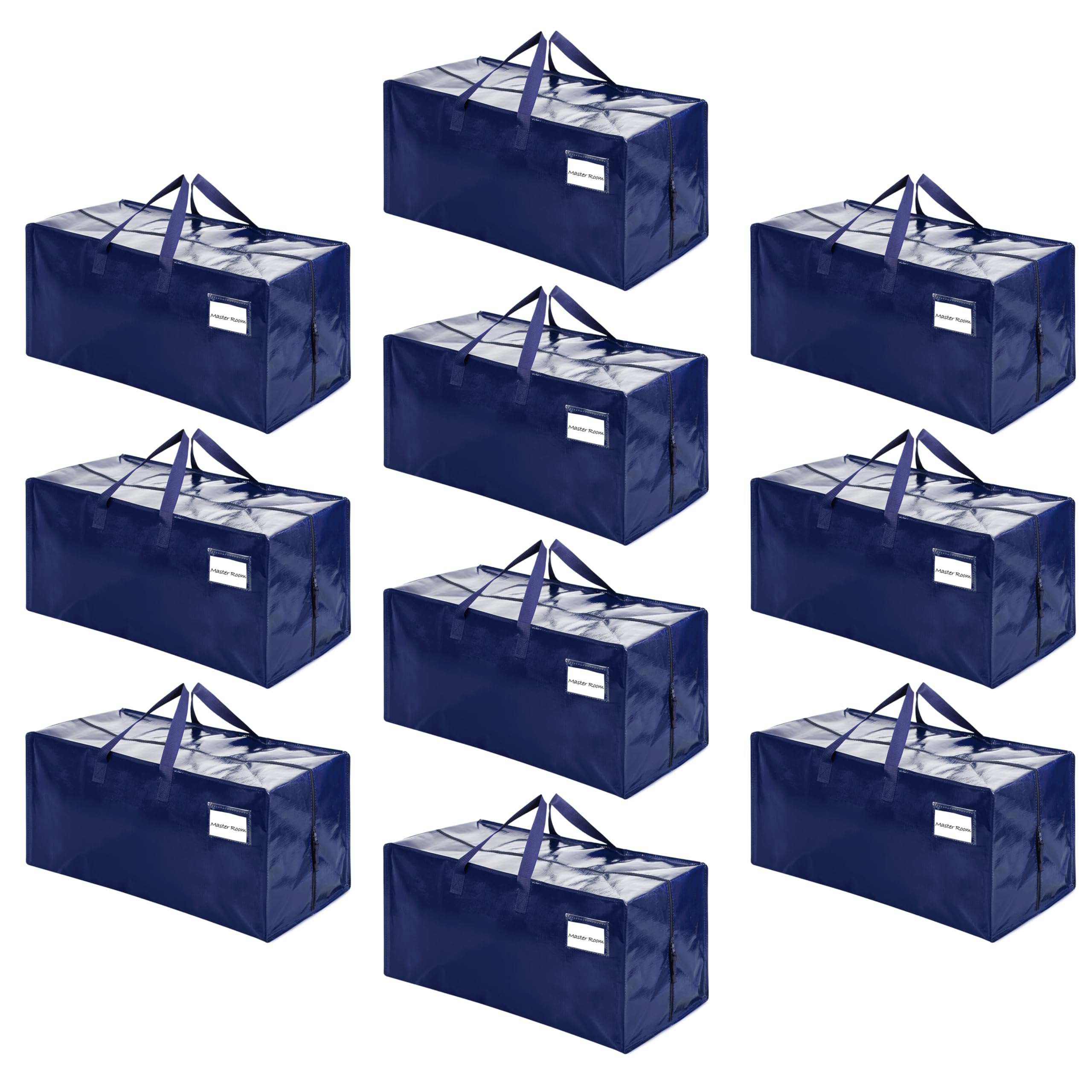 VENO 10 Pack Moving Bags w/Backpack Straps, Heavy Duty, Moving Boxes ...