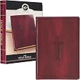 KJV Holy Bible, Thinline Large Print Faux Leather Red Letter Edition ...