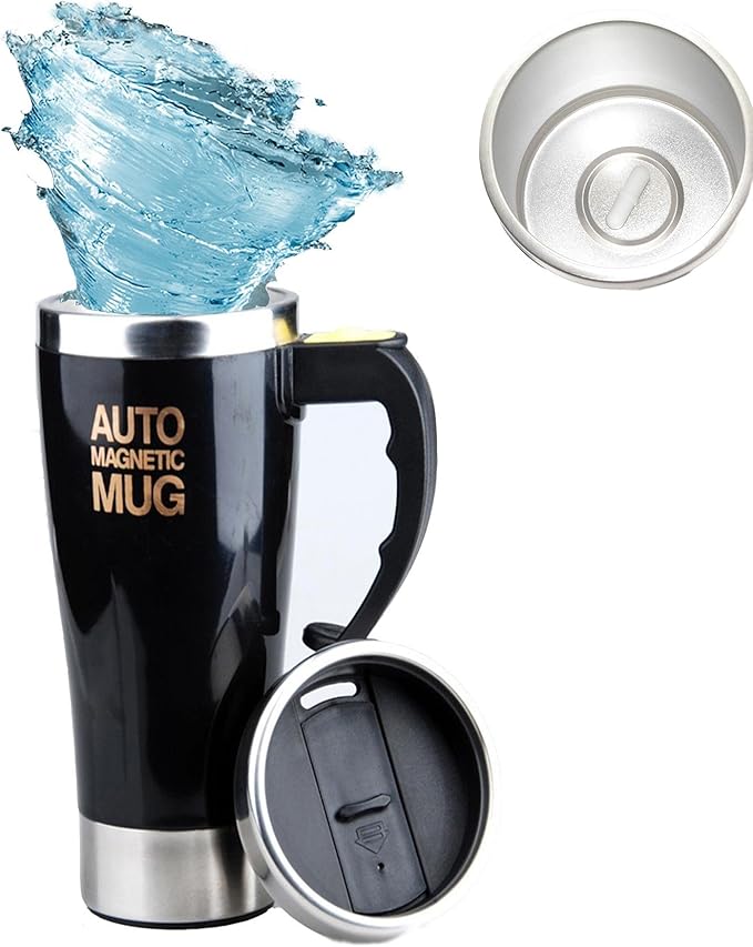 Mengshen Tazza con Miscelatore/Auto Magnetic Mug 450ml Double Layer ...