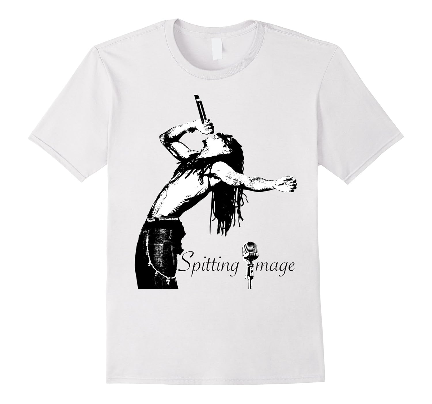 Spitting image T-Shirt – Rapper, Hip Hop, Microphone-Art – Artvinatee